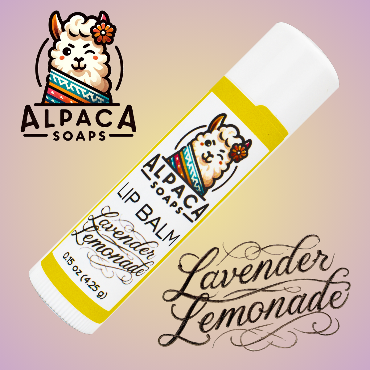Lavender Lemonade Lip Balm – Alpacasoaps